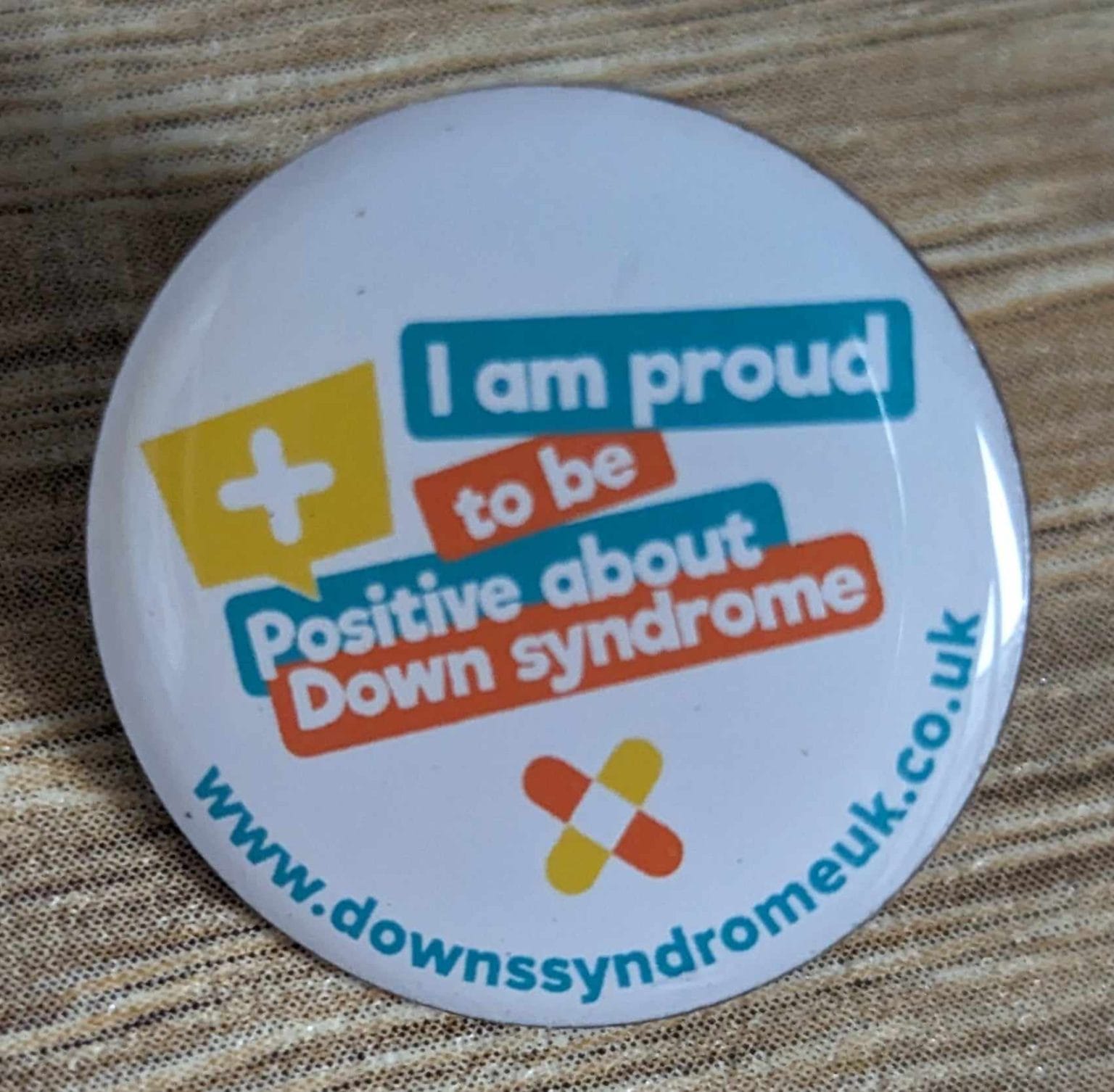 PADS pin badge (pack of 10) - Down Syndrome UK